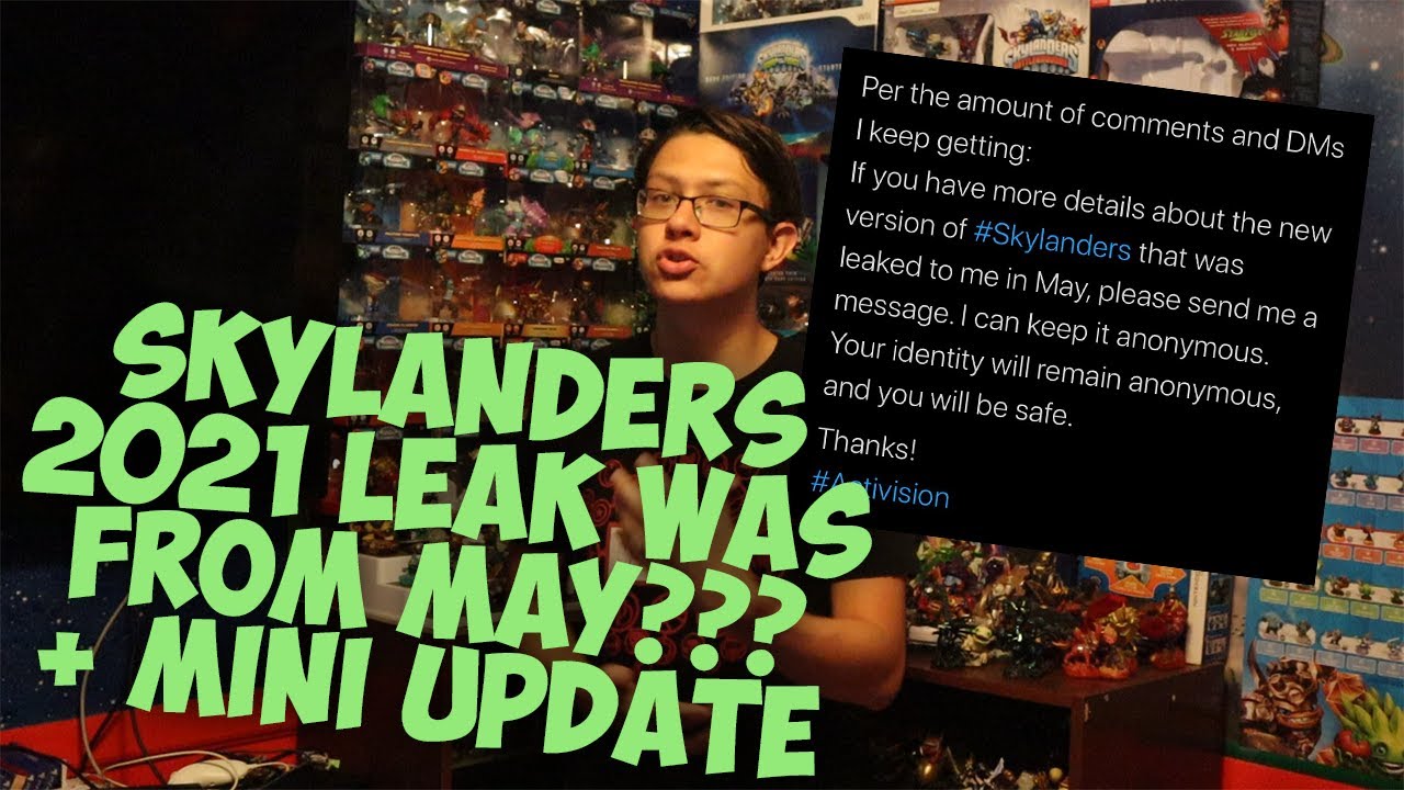 The Skylanders 2021 Leak Was Back in May? + Mini Channel Update - YouTube