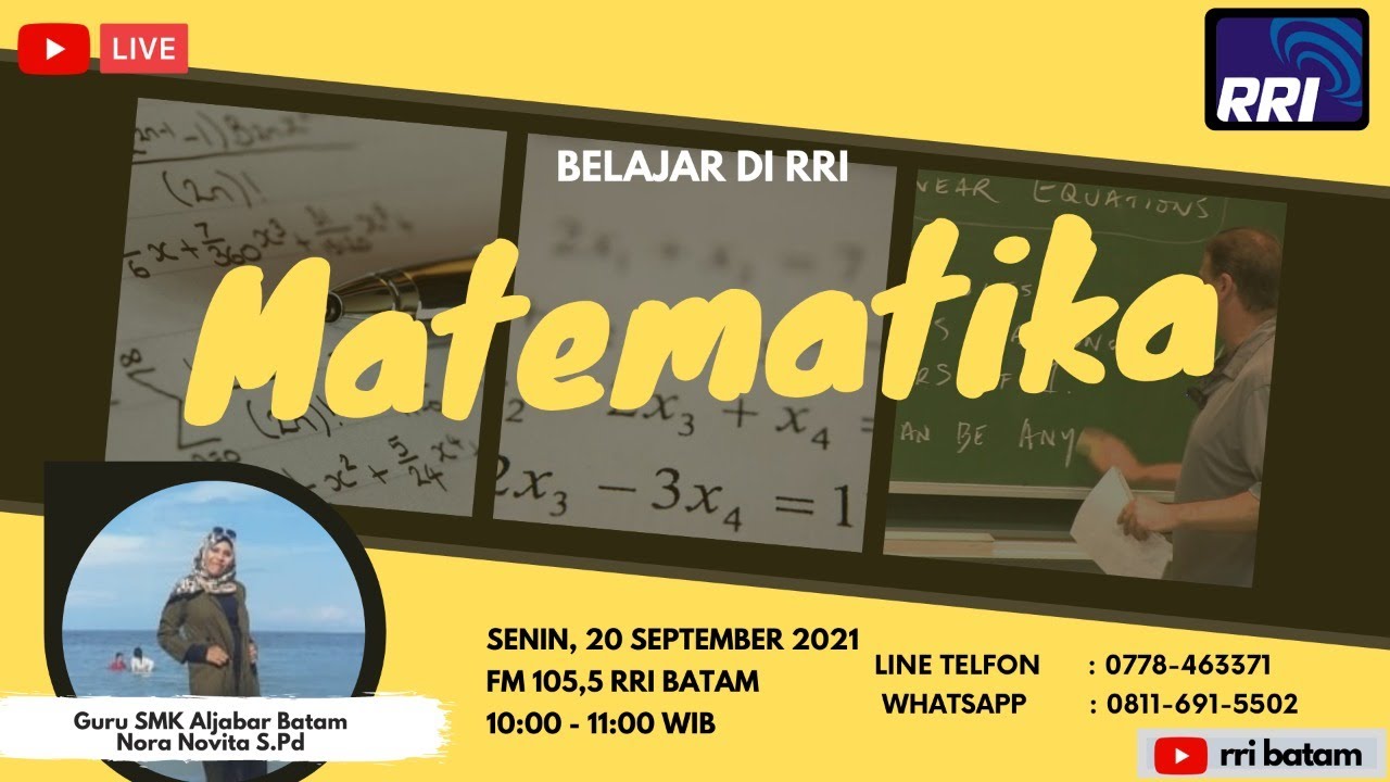 BELAJAR DI RRI, PRO 2 RRI BATAM - YouTube