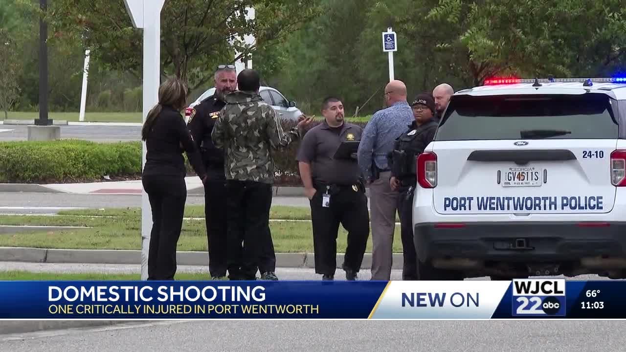 Domestic shooting in Port Wentworth leaves one critically injured - YouTube