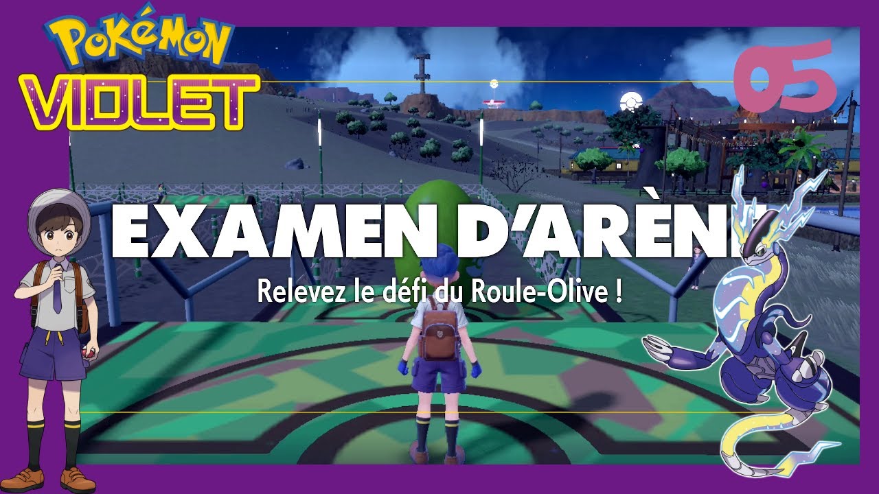 direction la 1er arène! (pokémon violet) 5/... - YouTube