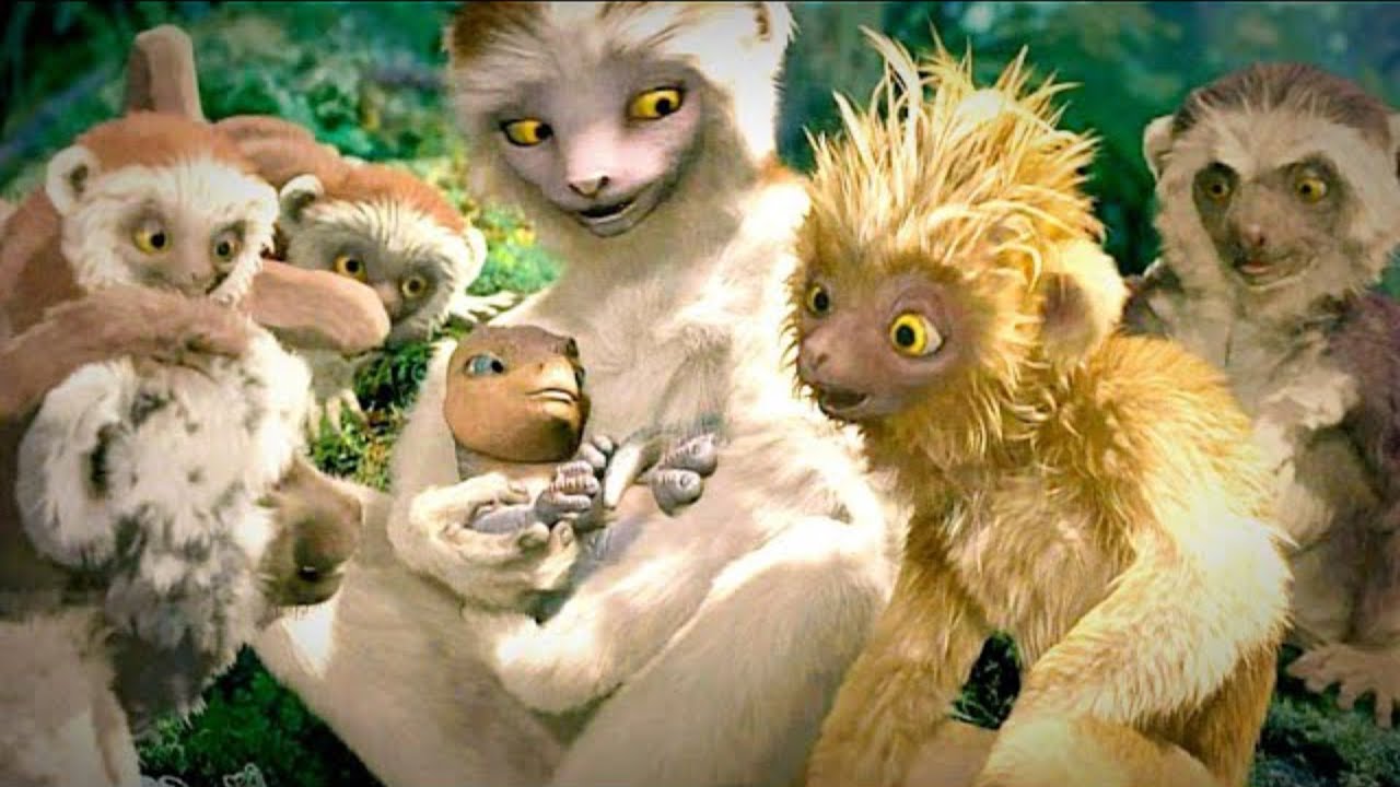 A Monkey Mother Adopts an Orphan Dinosaur Baby & Kept Him with Their ...
