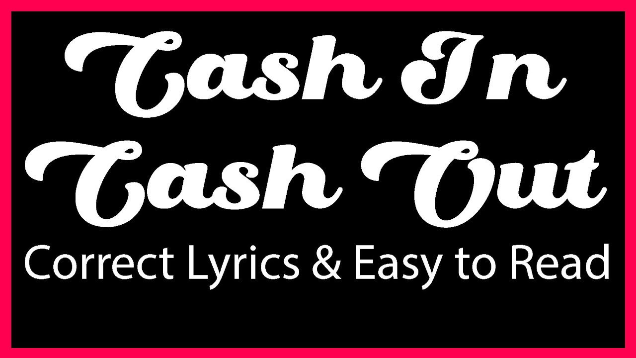 Cash In Cash Out Lyrics - Pharell Willams, 21 Savage, and Tyler the ...
