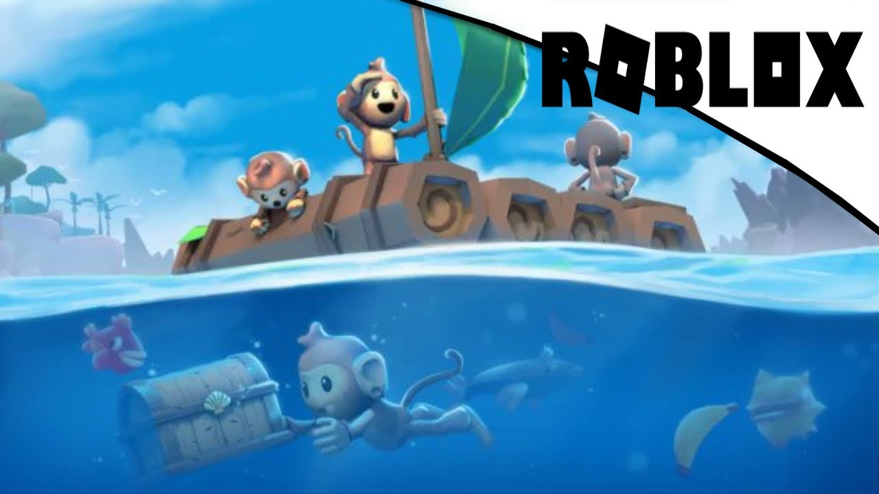 On SURVIE ! - ROBLOX : MONKEY RAFT [#2] - YouTube