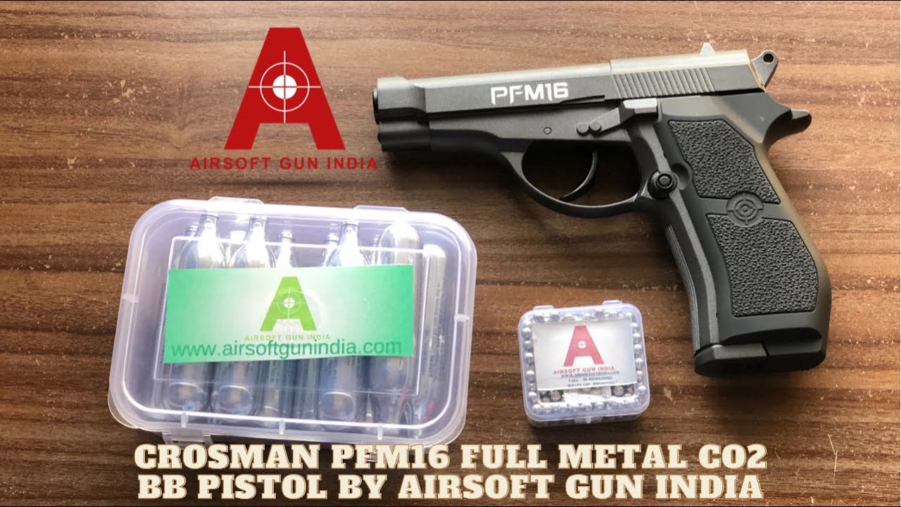 Pellet Pistol Crosman PFM16 Semi-auto CO2-powered Air Pistol Pistola De ...