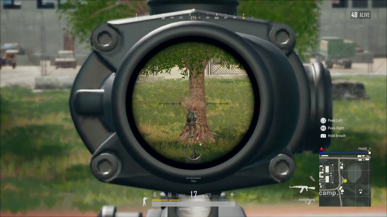 PUBG - AKM 4x Scope - YouTube