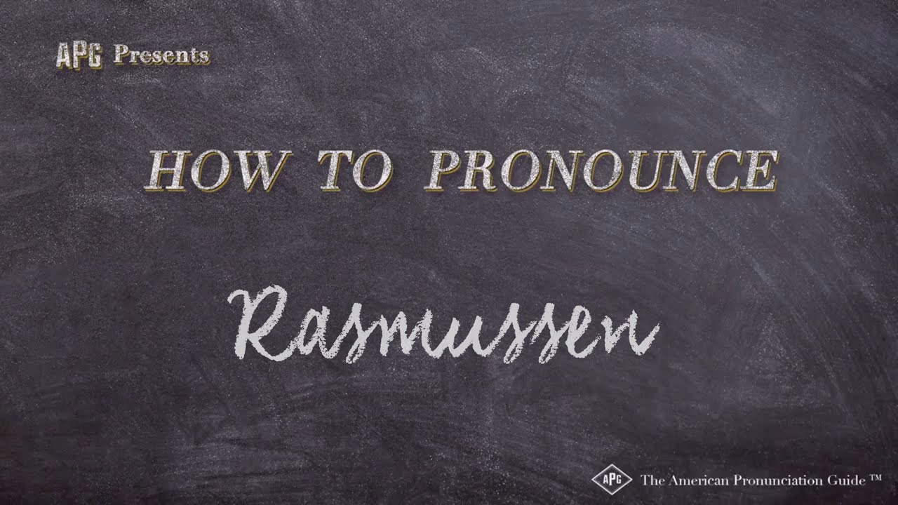 How to Pronounce Rasmussen (Real Life Examples!) - YouTube