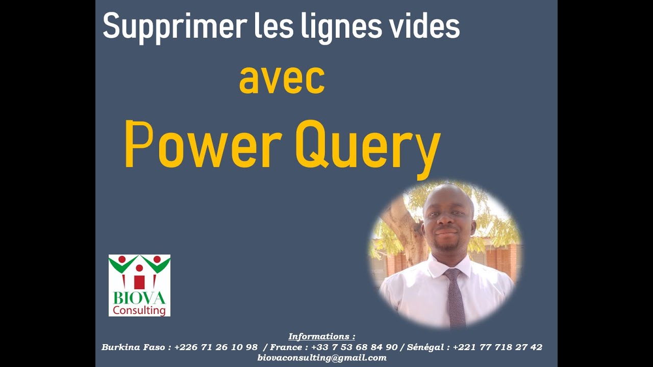 POWER QUERY Supprimer Les Lignes Vides YouTube POWER QUERY Supprimer Les Lignes Vides YouTube