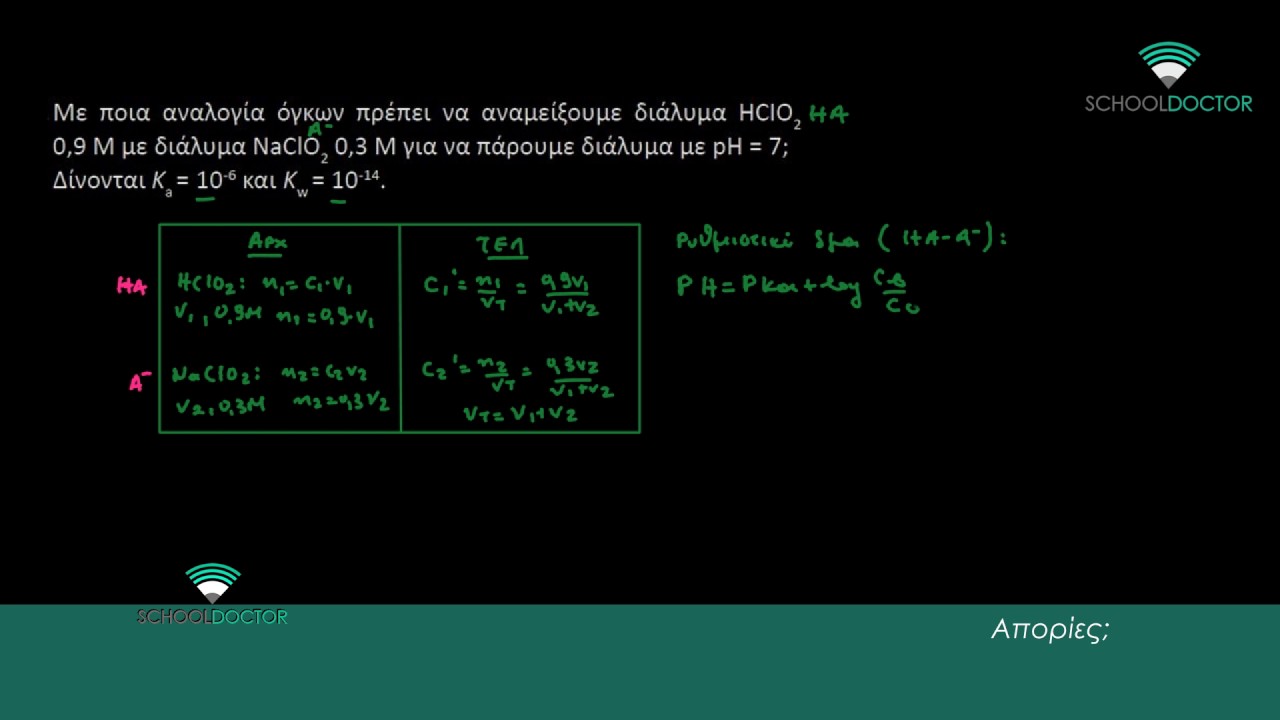 ΚΕΦΑΛΑΙΟ 5 ΙΟΝΤΙΚΗ ΙΣΟΡΡΟΠΙΑ : ΑΣΚΗΣΗ 83 - YouTube