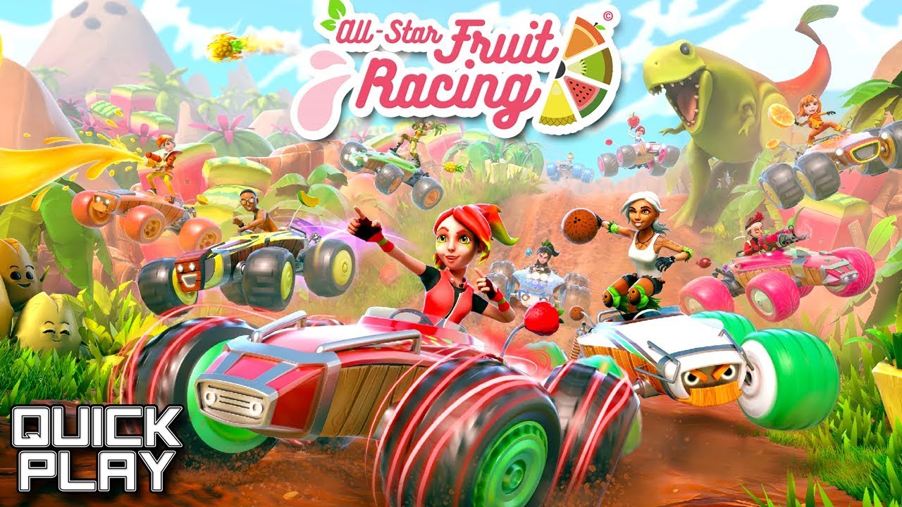 All Star Fruit Racing! Coco Cup Gameplay! (Quick Play) - YouTube