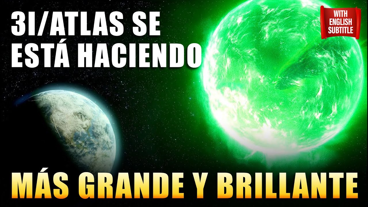 ¡El brillante pico de luz del cometa 3I/Atlas! | Ciencia Sencilla - YouTube