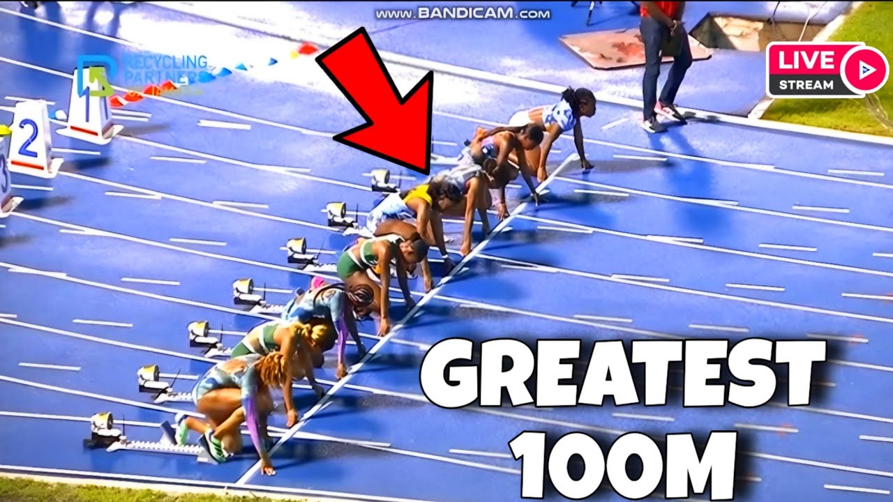 OMG Greatest 100m in History Shericka Jackson Dominate From Start To ...