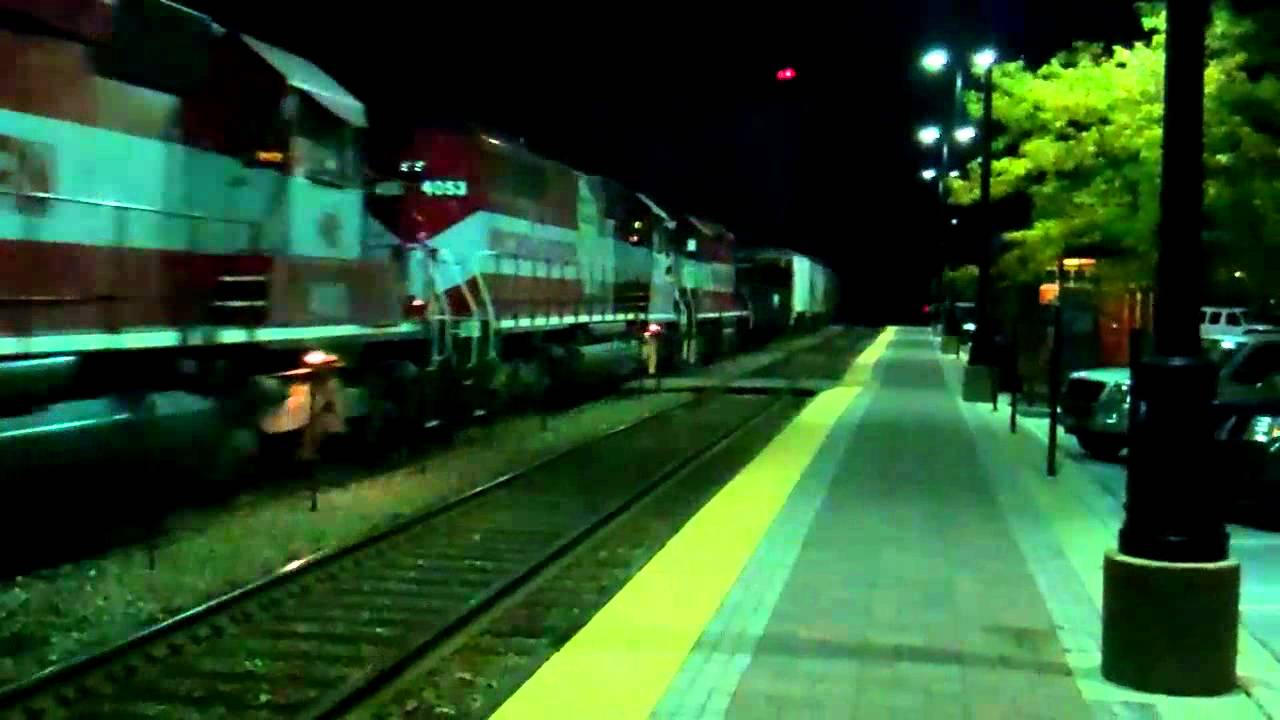 WSOR EMD SD40-2 4011 4010 4053 GP38-2 3867 Manifest Freight T-002 ...