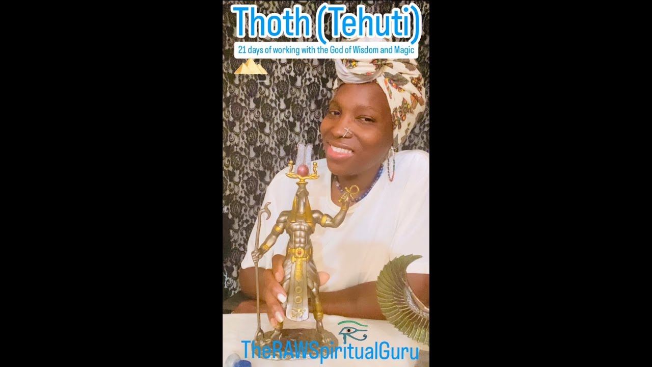 Thoth(Tehuti) 🐦‍⬛🪶Working with the God of Wisdom and Magic 🔮 👁️ - YouTube