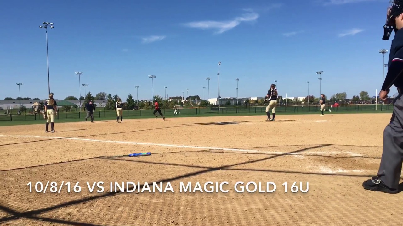 Hallie Wacaser HR vs IN Magic Gold 10/8/16 - YouTube