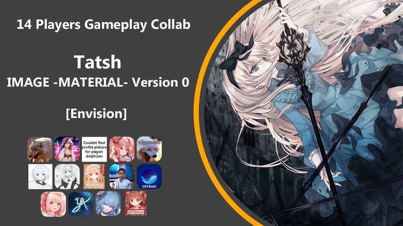 Osu! | Tatsh - IMAGE -MATERIAL- Version 0 | 14 Players Gameplay Collab ...