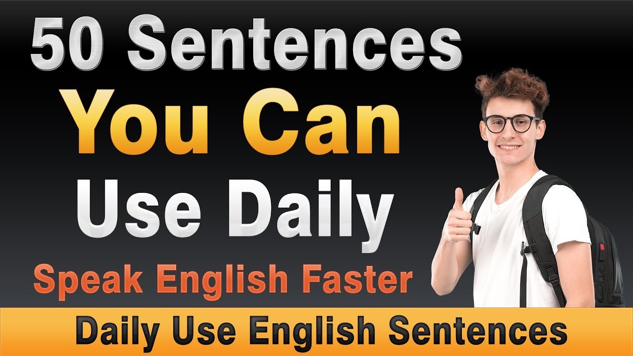 50 English Sentences You Can Use Daily || Learn Sentences for Speak ...