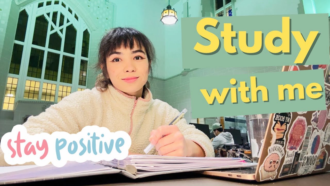 10-Hour Midnight Study With Me Live -No Ad @UBC Library I Pomodoro 90/ ...