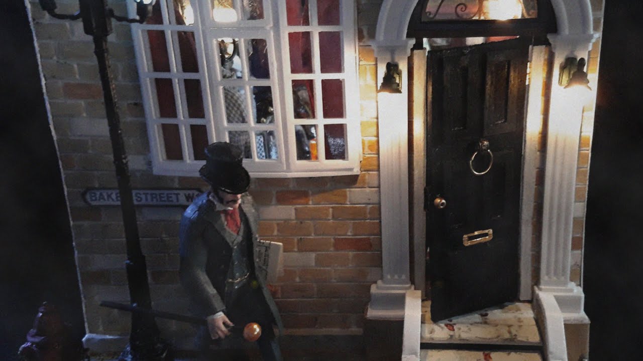 DIY Dollhouse Dioramas: Sherlock Holmes - YouTube