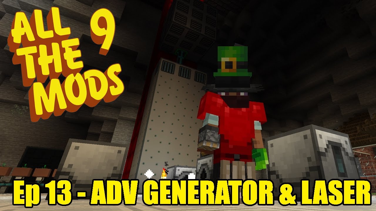 All The Mods 9 - Ep13 - Advanced Generators & Ore Mining Laser ...