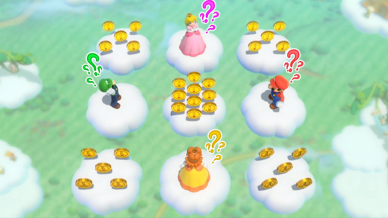 Mario Party Series All Coin Minigames With Peach Vs Rivals Players ...
