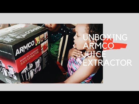 UNBOXING ARMCO JUICE EXTRACTOR/ how to use Armco juice Extractor in ...