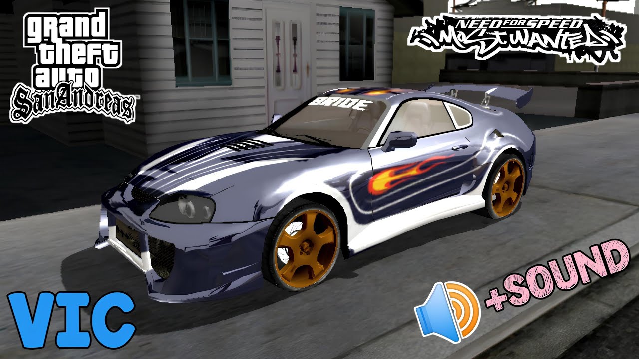 TOYOTA SUPRA VIC NFS MW (DFF+TXD) - GTA SA - YouTube