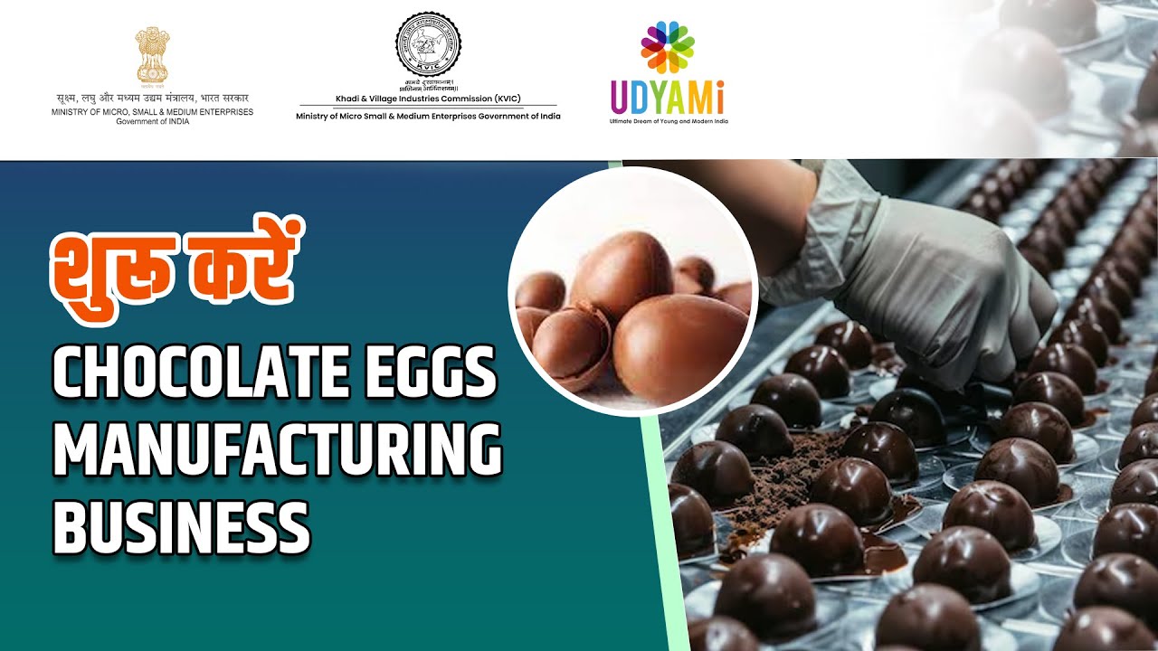 शुरू करें Chocolates Eggs Manufacturing Business | Chocolate Egg Making ...
