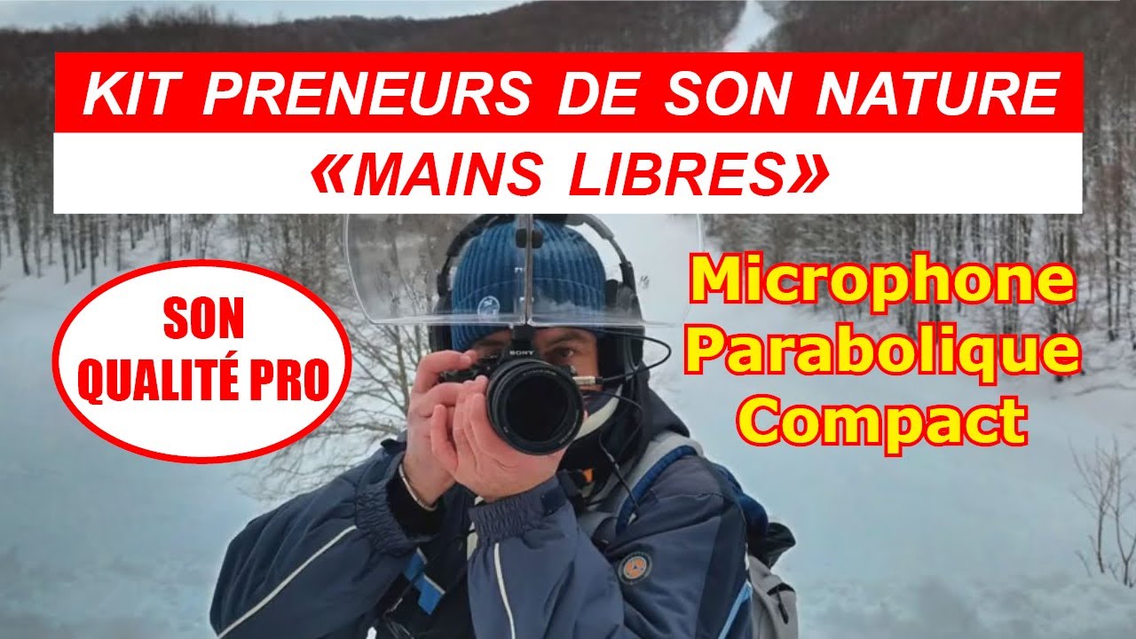 Microphone Parabolique Compact Dodotronic (Kit Mains Libres pour ...