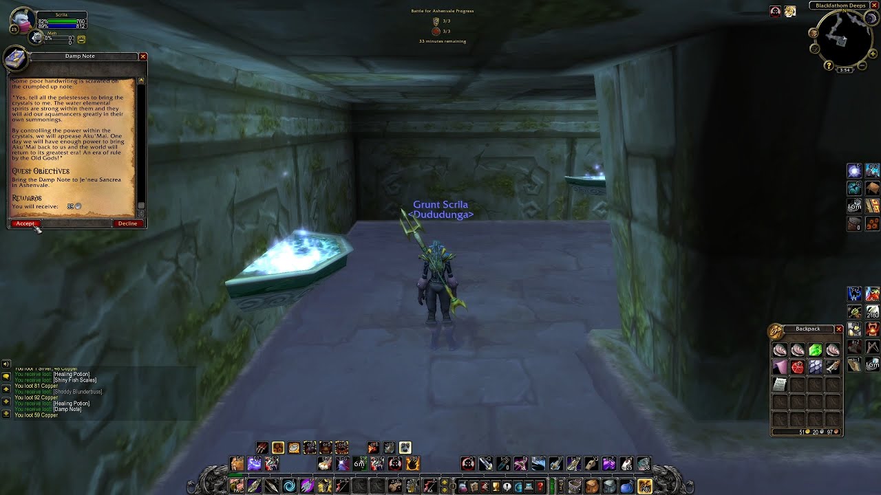 How to get Allegiance to the Old Gods BFD Raid Quest, WoW SoD - YouTube