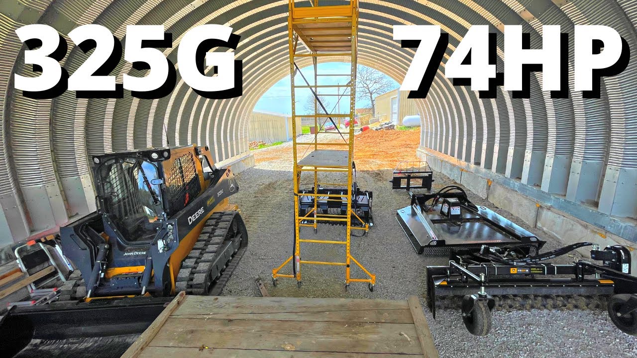 John Deere 325G Overview + 5 New Attachments - YouTube