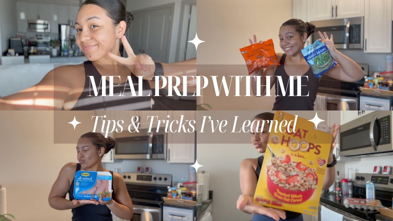 MEAL PREP WITH ME | tips & tricks I've learned on prep, what I eat in ...