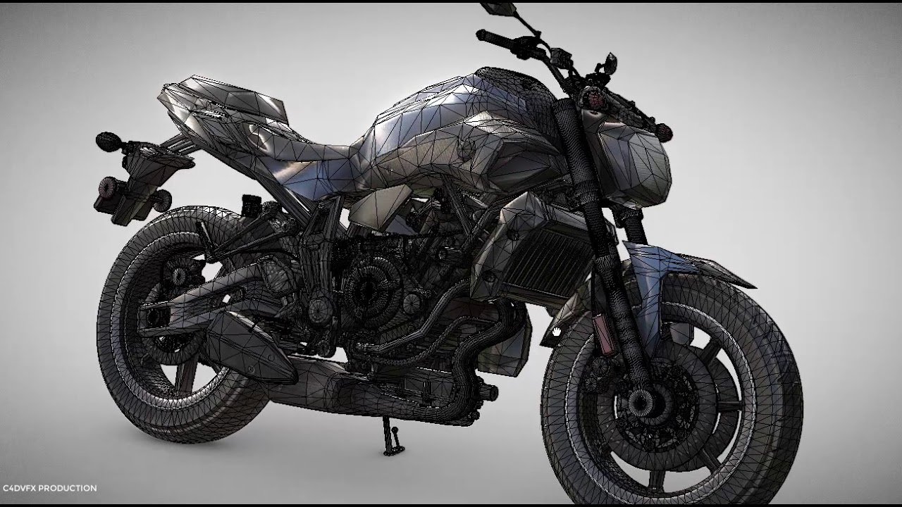 Yamaha Motorcycle Model Model 3D - YouTube