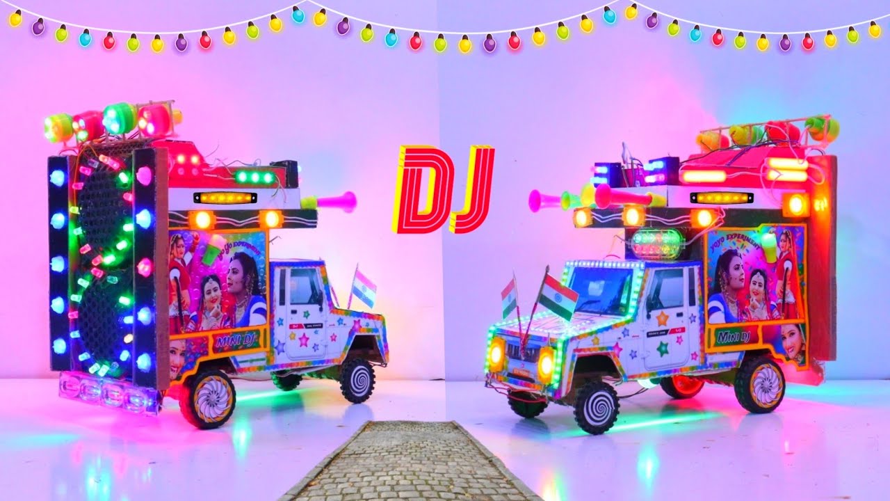 How to make mini truck at home | dj setup | small dj setup | homemade ...