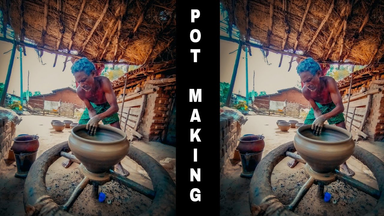 Traditional Pot Making Full Video | Using Potter Wheel | in Western ...
