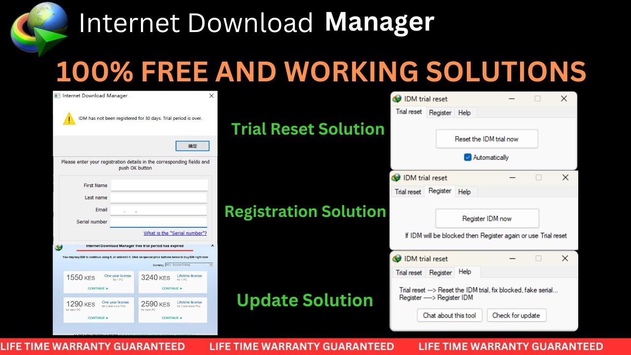 IDM Trial Reset Tool | Get Unlimited 30-Day IDM Trial Free! | How to ...