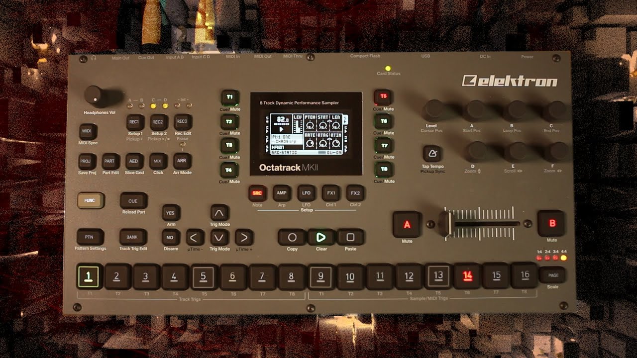 timeline ... elektron octatrack ... ambient - YouTube