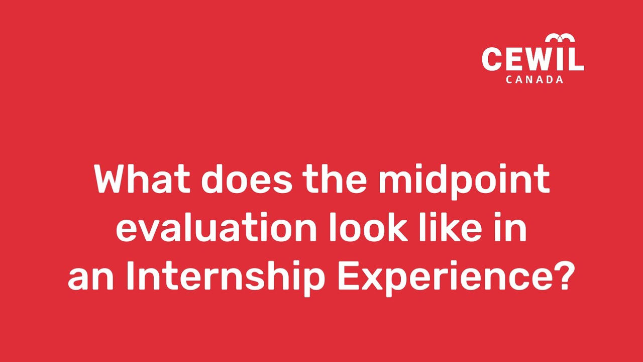 Internship - What to expect from the midpoint evaluation - YouTube