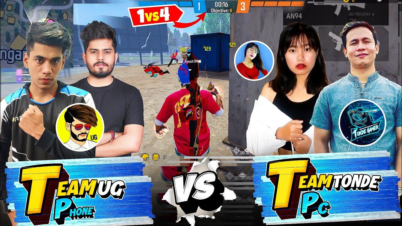PC vs Phone🥱Tonde vs UG Clash Tournament🔥!! - YouTube