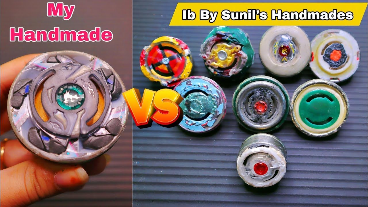 Epic Battle: My Handmade Beyblade Vs @ibbysunil Handmades - YouTube