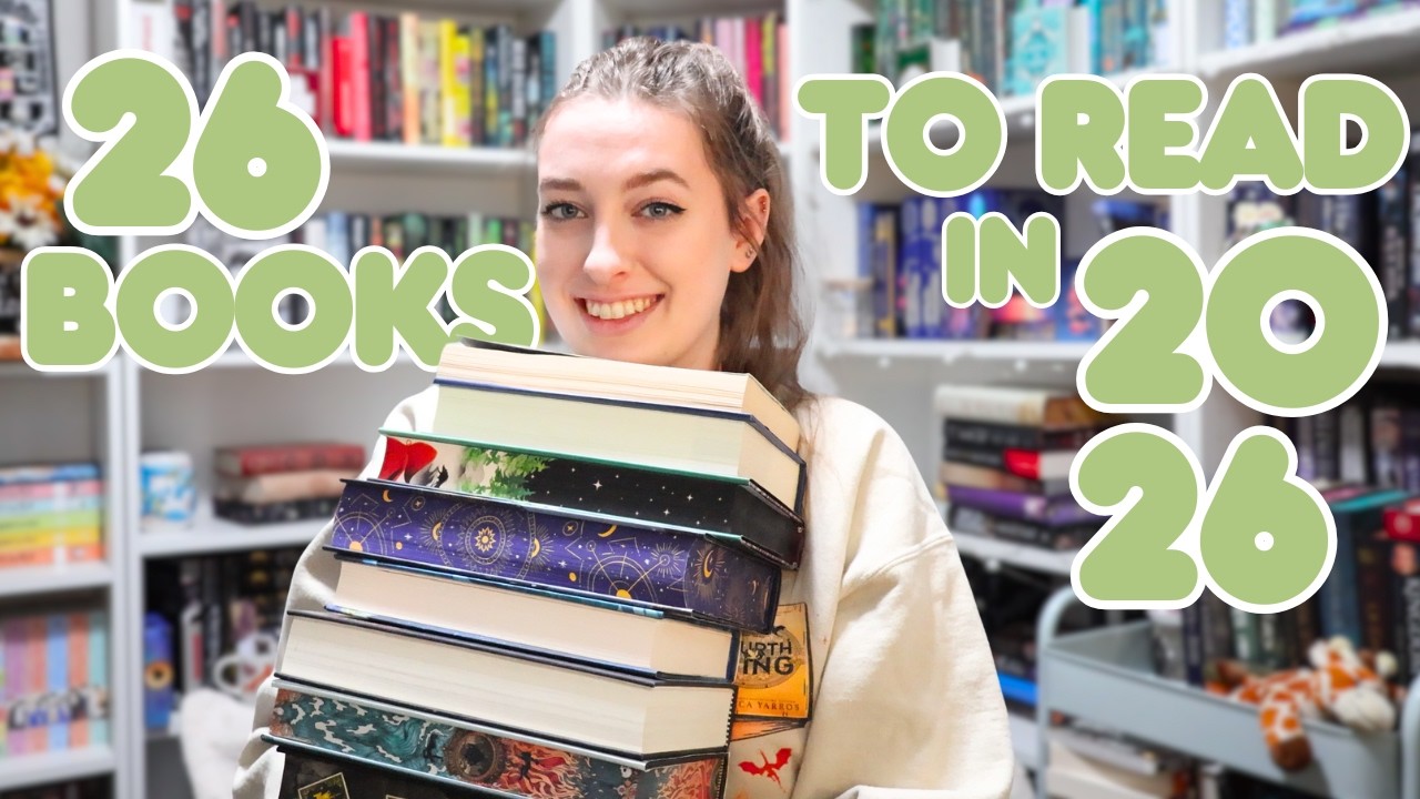the 26 books i will read in 2026 - YouTube