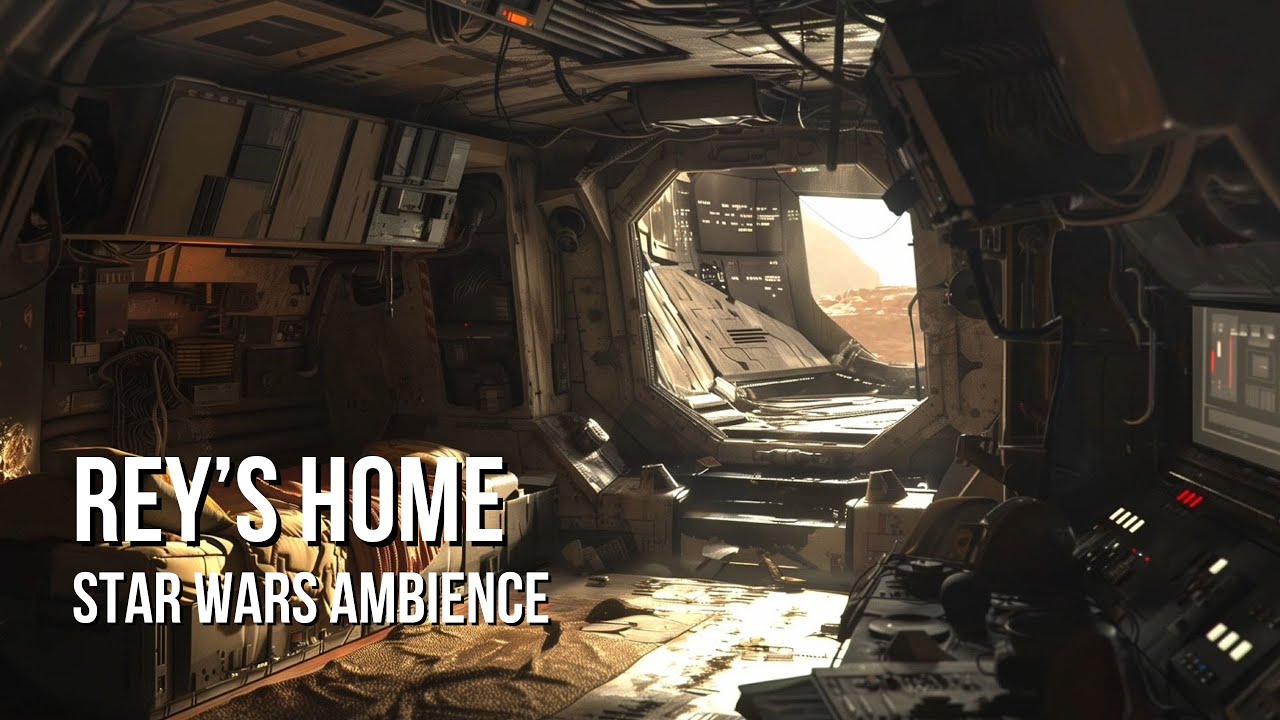 Rey's Home | Star Wars Ambience | Abandoned AT-AT Interior Sound ...