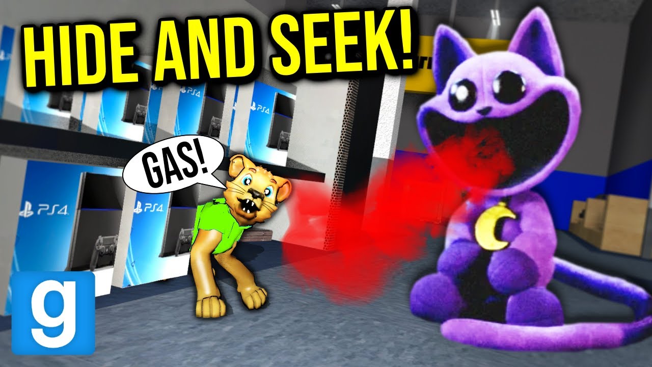 HIDE AND SEEK WITH CATNAP!! (Garry's Mod Nextbot) - YouTube