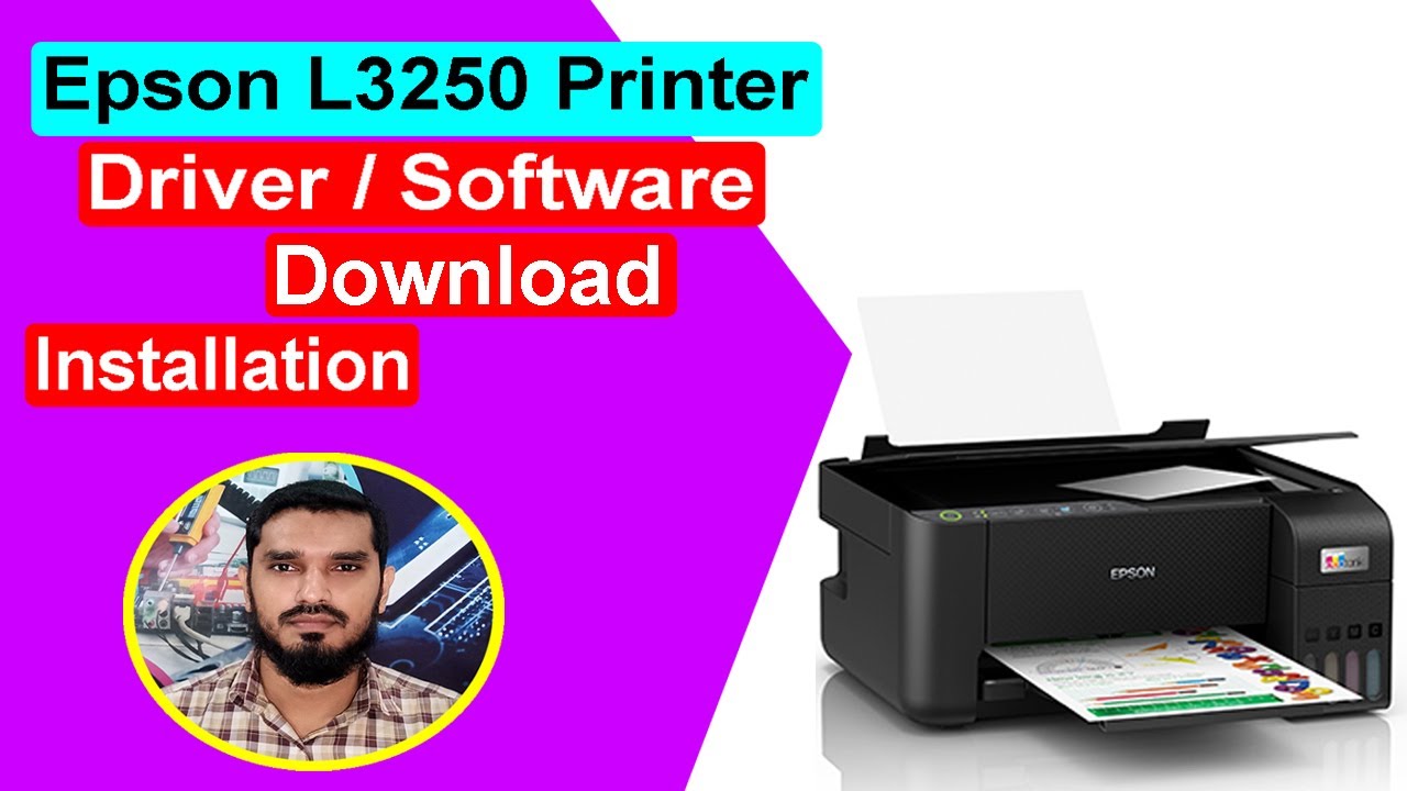 Epson L3250 Printer Driver Download & Installation In Windows 10 ll ...