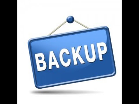 The most basic backup ever ! - YouTube