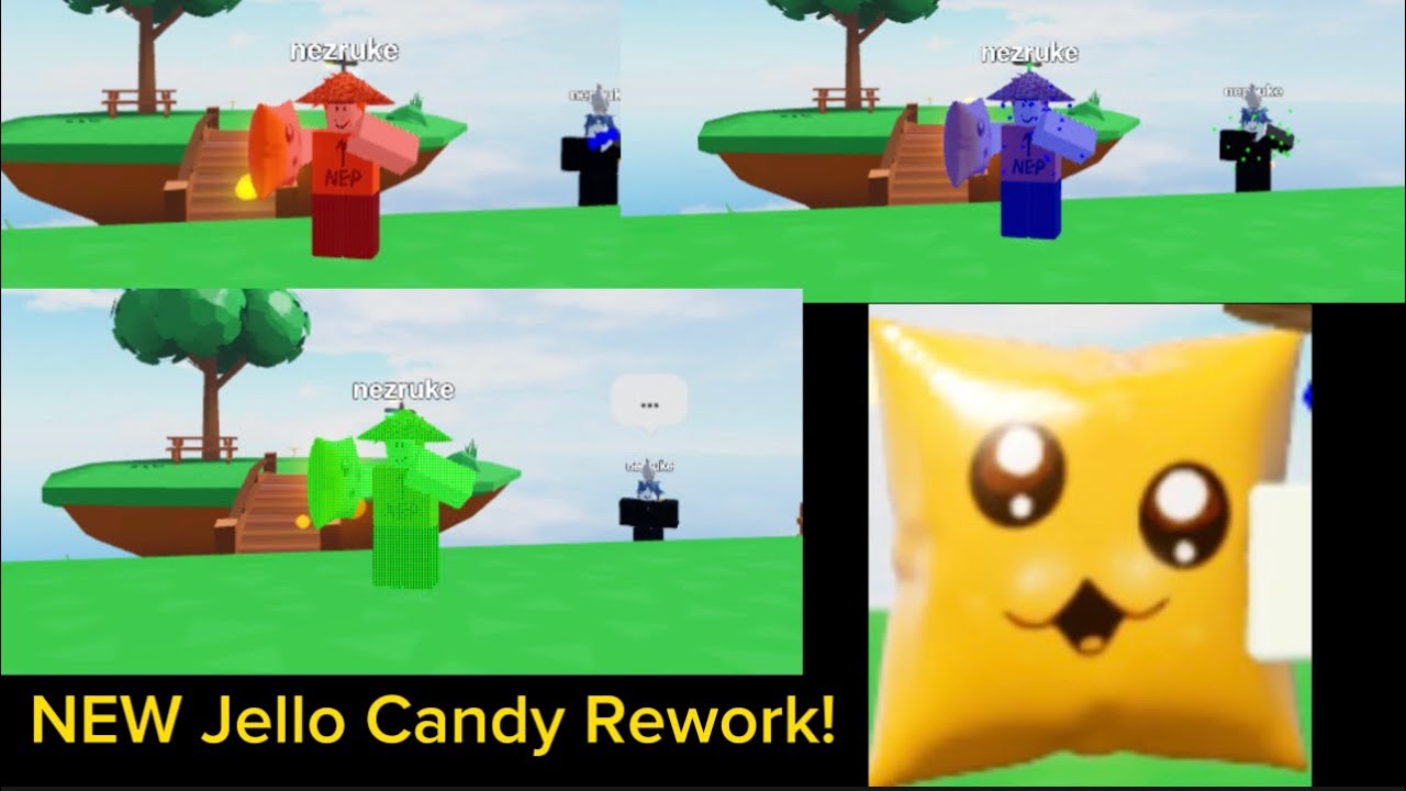JELLO PILLOW REWORK SHOWCASE (3 ABILITIES!) | Pillow Fight Roblox - YouTube