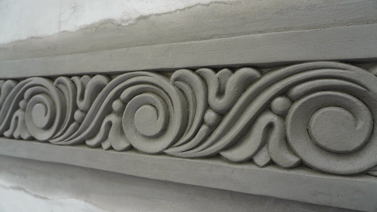 How to make decorative borders with patterns - YouTube