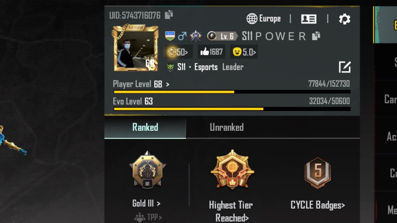 Professional world player in pubg mobile - YouTube