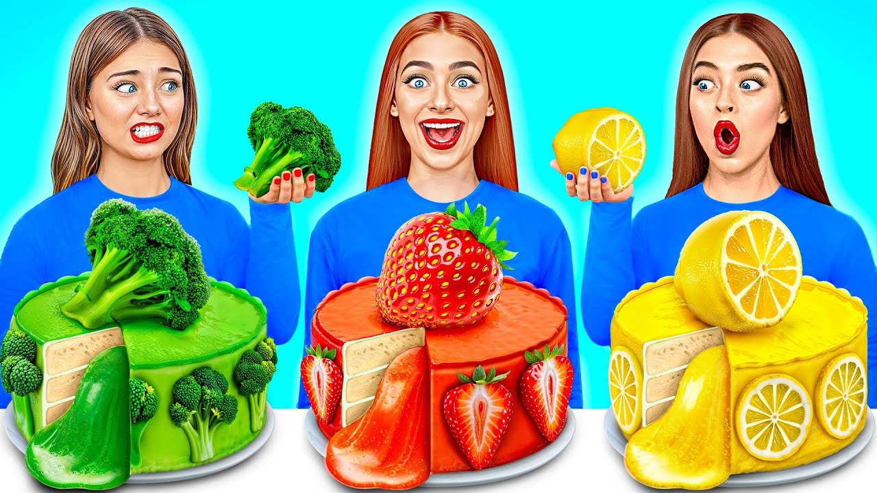 Food of The Same Colors Challenge | Epic Food Battle by Mega DO ...