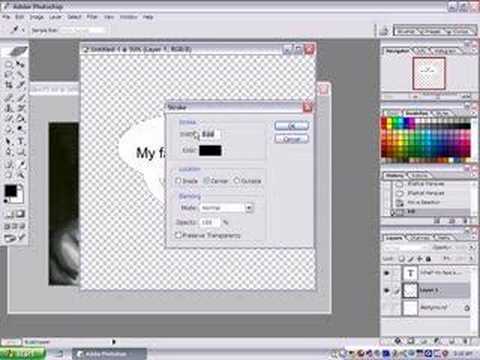 Photoshop speech bubble tutorial - YouTube