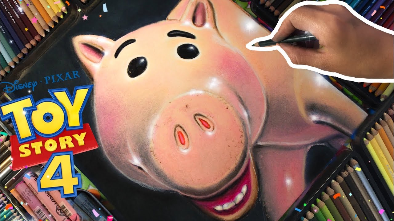 DIBUJO A HAMM TOY STORY 4 (DISNEY PIXAR) DRAWING HAMM TOY STORY 4 ...